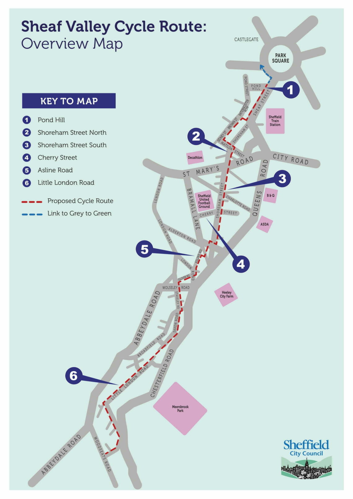 Plans unveiled for new Sheaf Valley cycle route | Now Then Sheffield