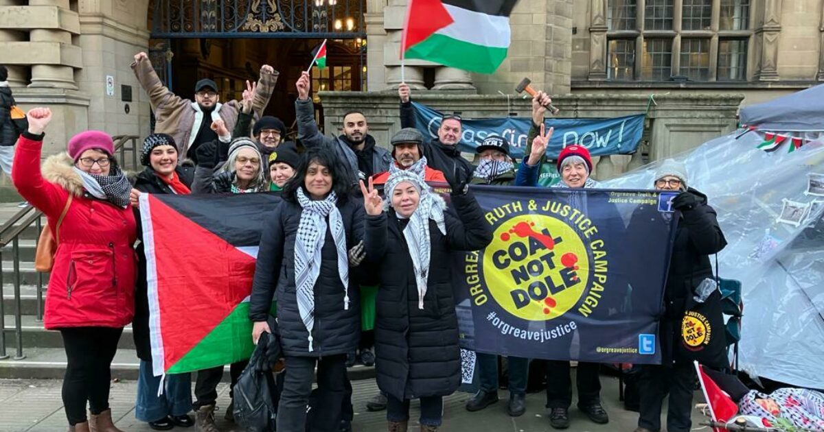 Arms trade Sheffield: Activists to camp outside Sheffield bank for 24 ...