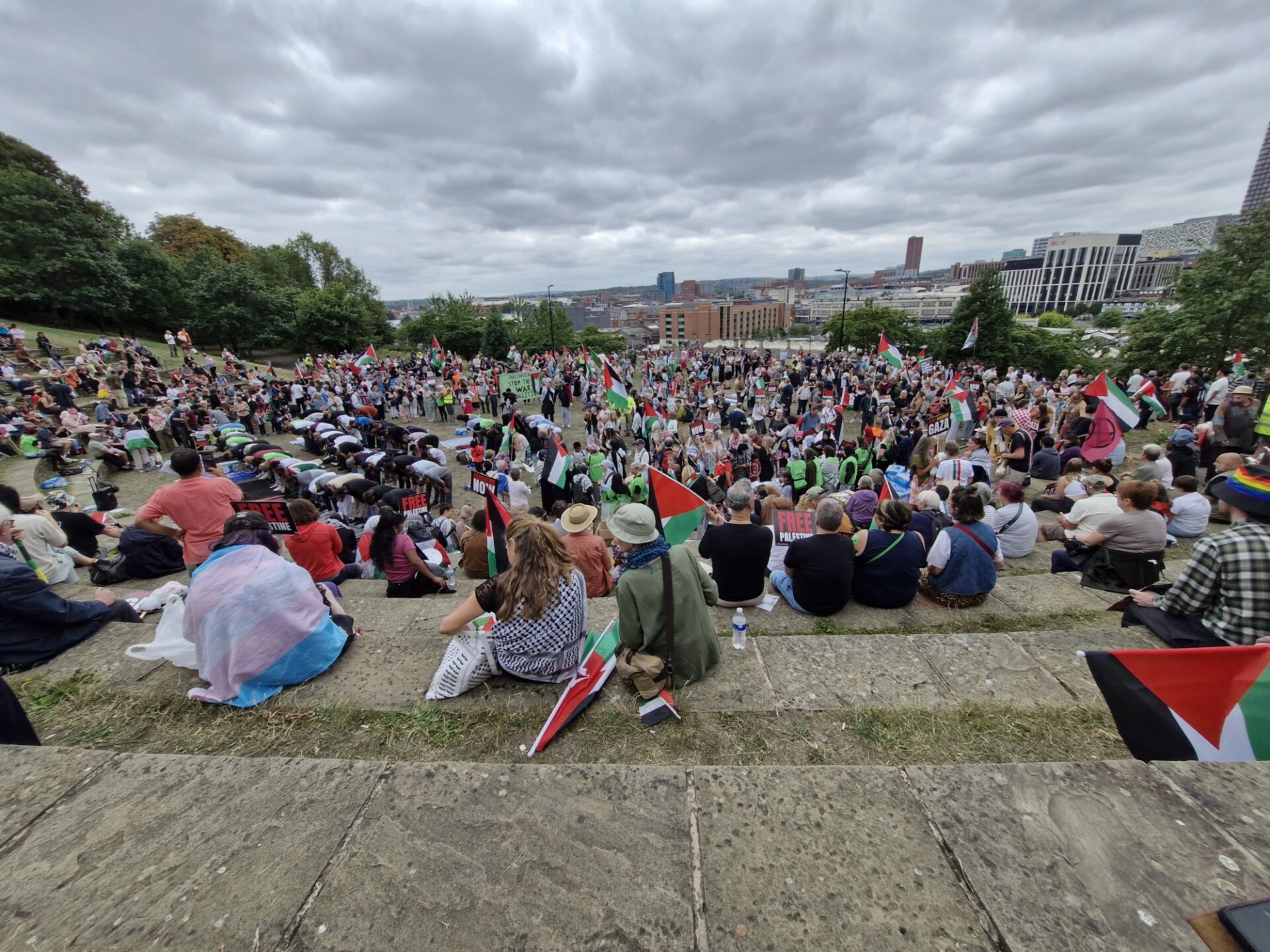Yorkshire marches for Palestine in gigantic demonstration through ...