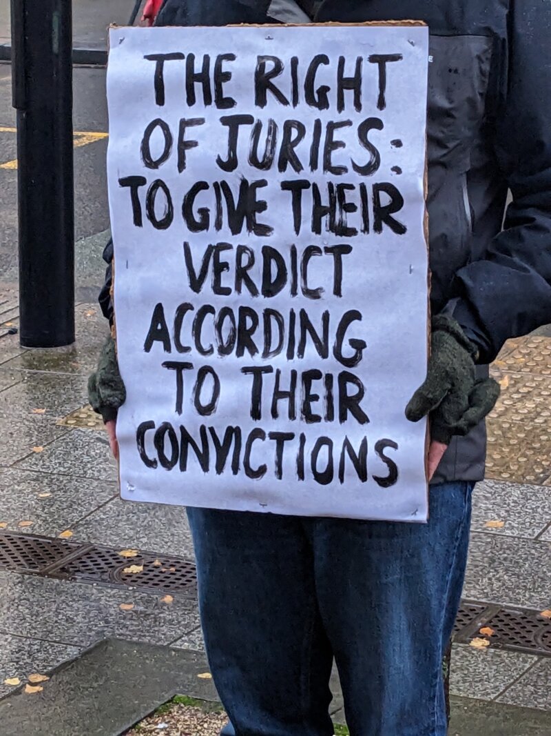 Demonstrators outside Sheffield Crown Court protest against moves to ...